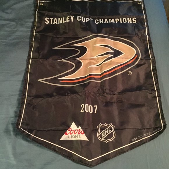 NHL | Other | Anaheim Ducks Nhl Championship Banner | Poshmark